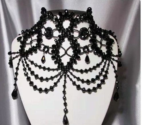 Hand Crated Pearl Beaded Cape Deluxe Pearl Cape | Etsy