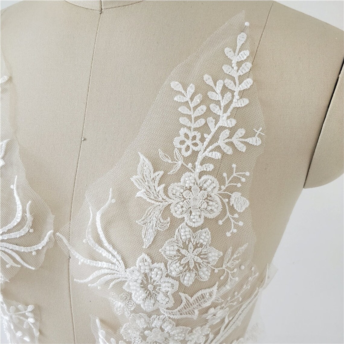 Bridal Lace Applique by Pair - Etsy