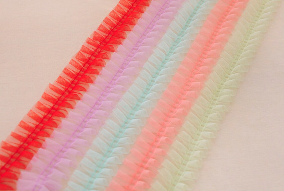 12 colors frill trim ruffled trim ruffles lace trim tutu | Etsy