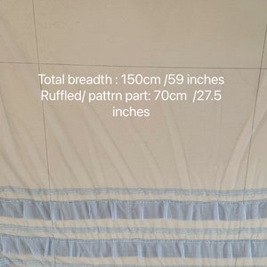 Pale Blue Ruffled Tulle Fabric Ruffle Fabric for Cake Dress - Etsy