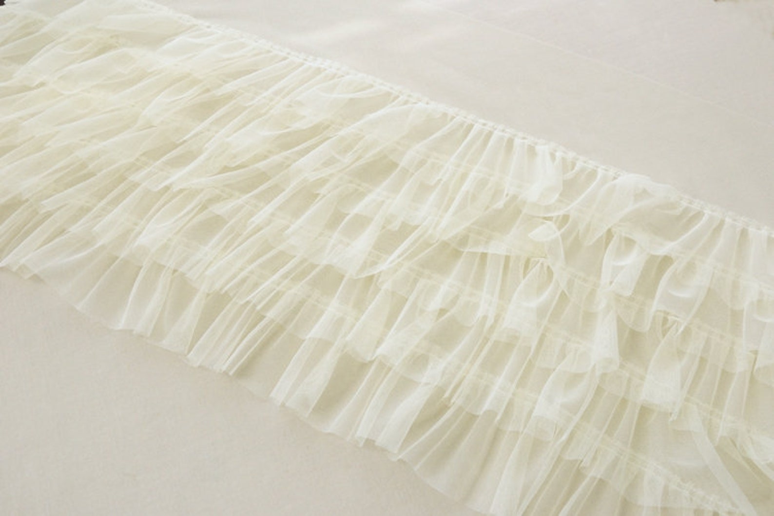 Light Blue Ruffled Trim Tulle Ruffles Trim Tutu Mesh Trim - Etsy