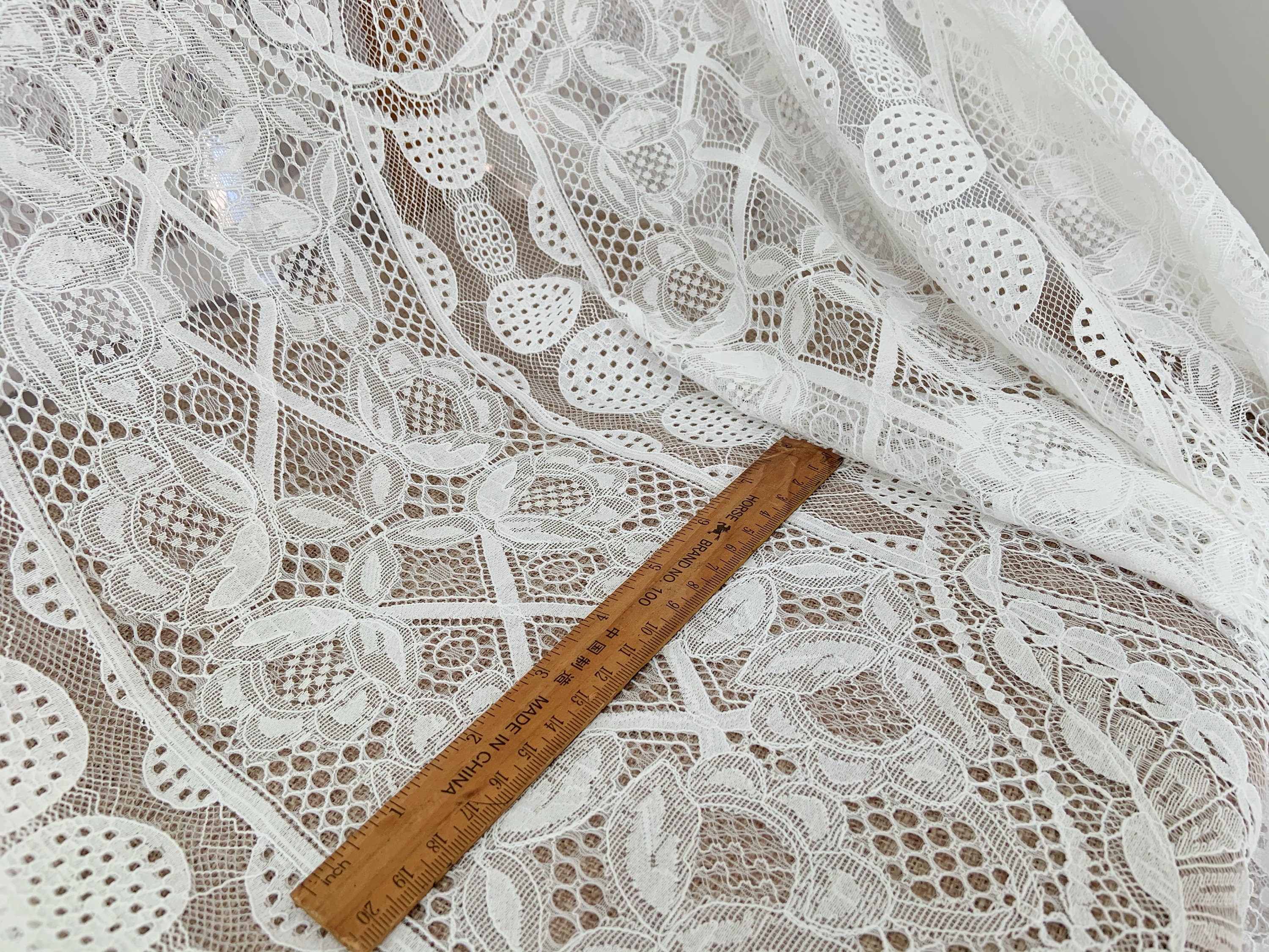 French Chantilly Lace Fabric With Retro Patterns, New Arrival - Etsy
