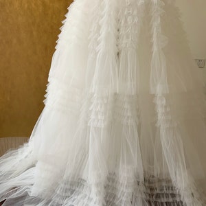 Off White Ruffled Fabric, Ruffle Fabric for Cake Dress - Etsy