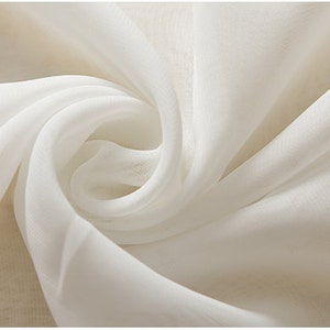 Chiffon Fabric for Dress, Lining Fabric, off White Chiffon Fabric by ...