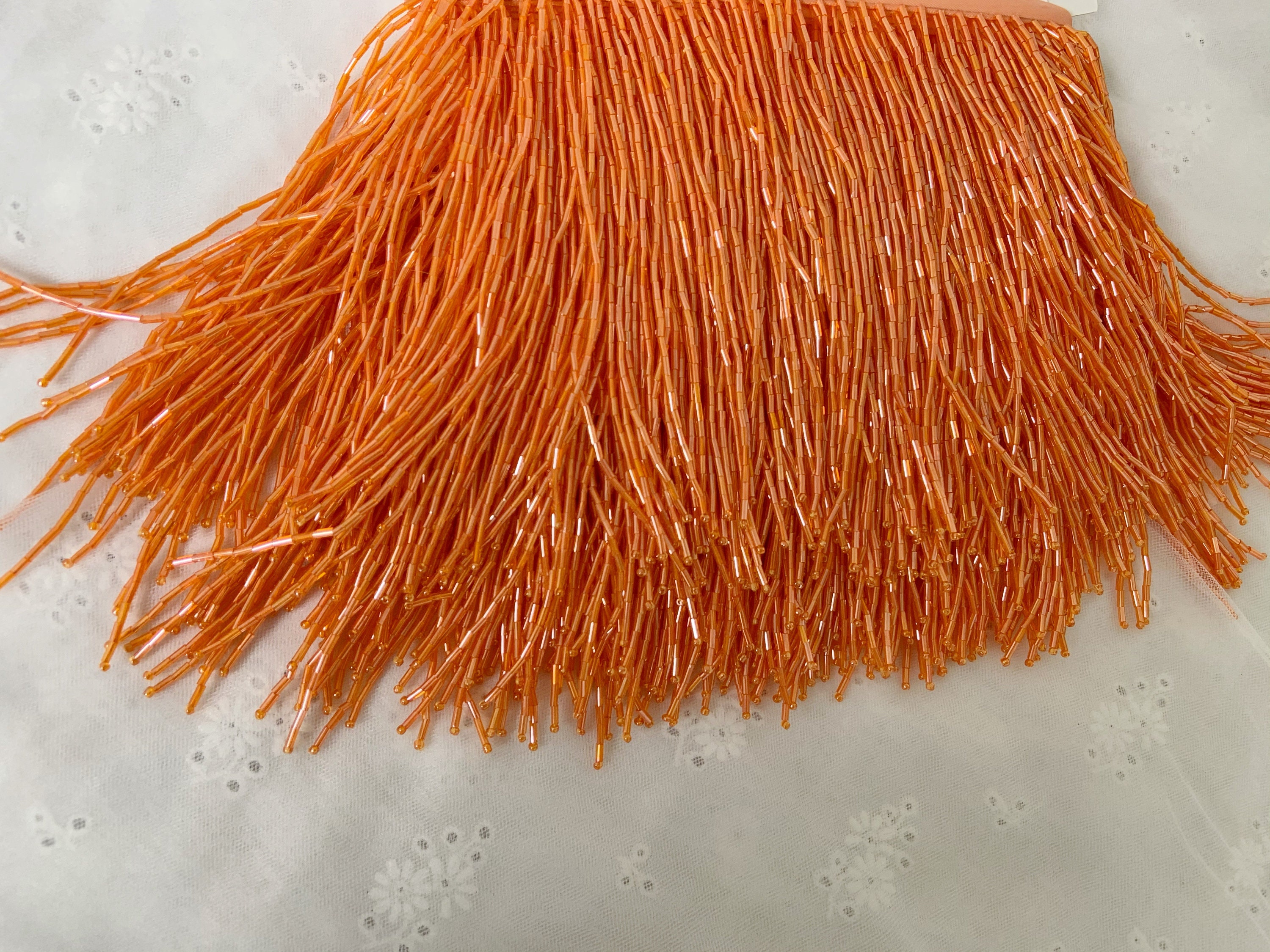 AB bead Fringe trim for haute couture handmade bead fringe | Etsy