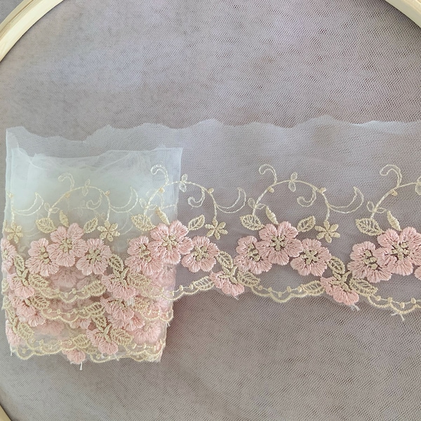 Embroidered Lace - Etsy