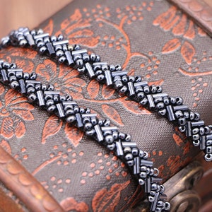 Heavy Beaded Lace Trim, Bugle Bead Lace Tape, Heavy Beading Lace Ribbon ...