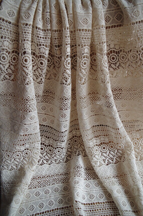 Cream cotton lace store