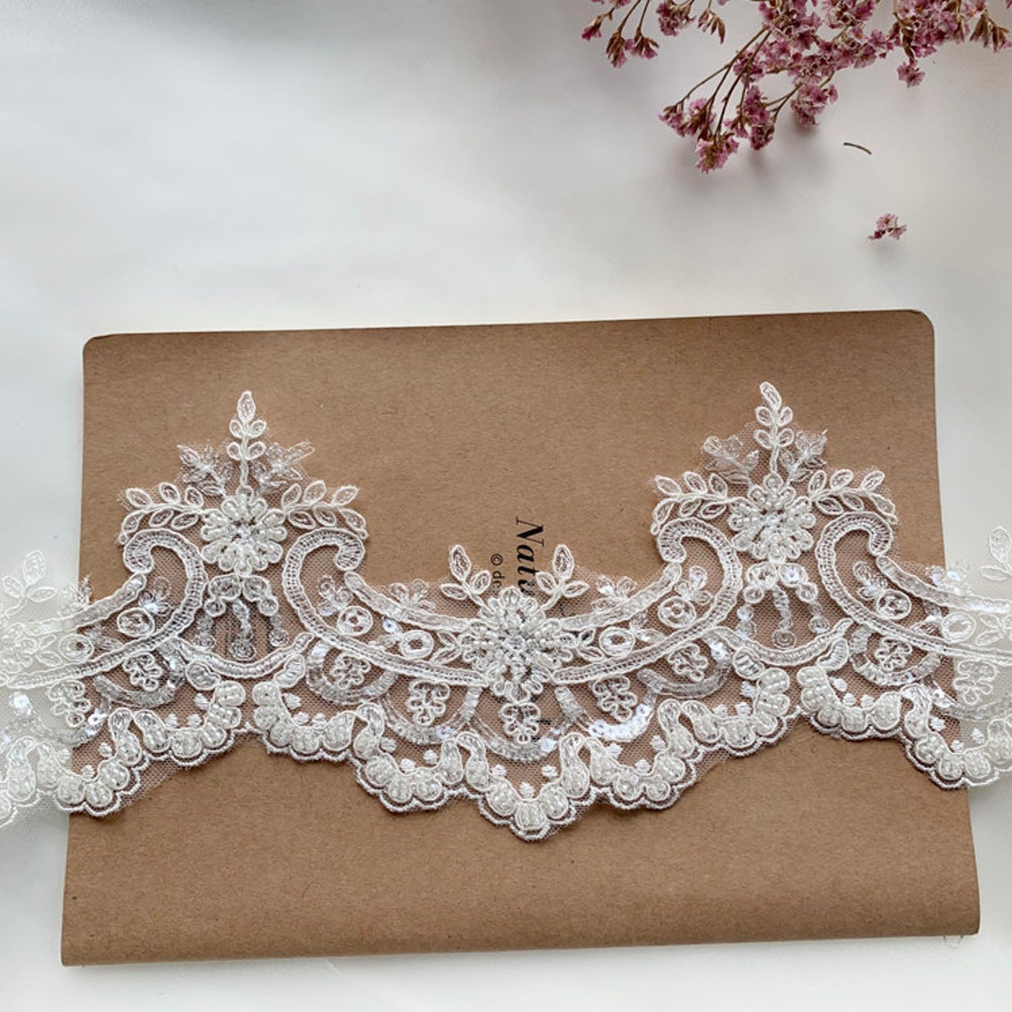 French Lace Trim by the Yard for Bridal - Etsy