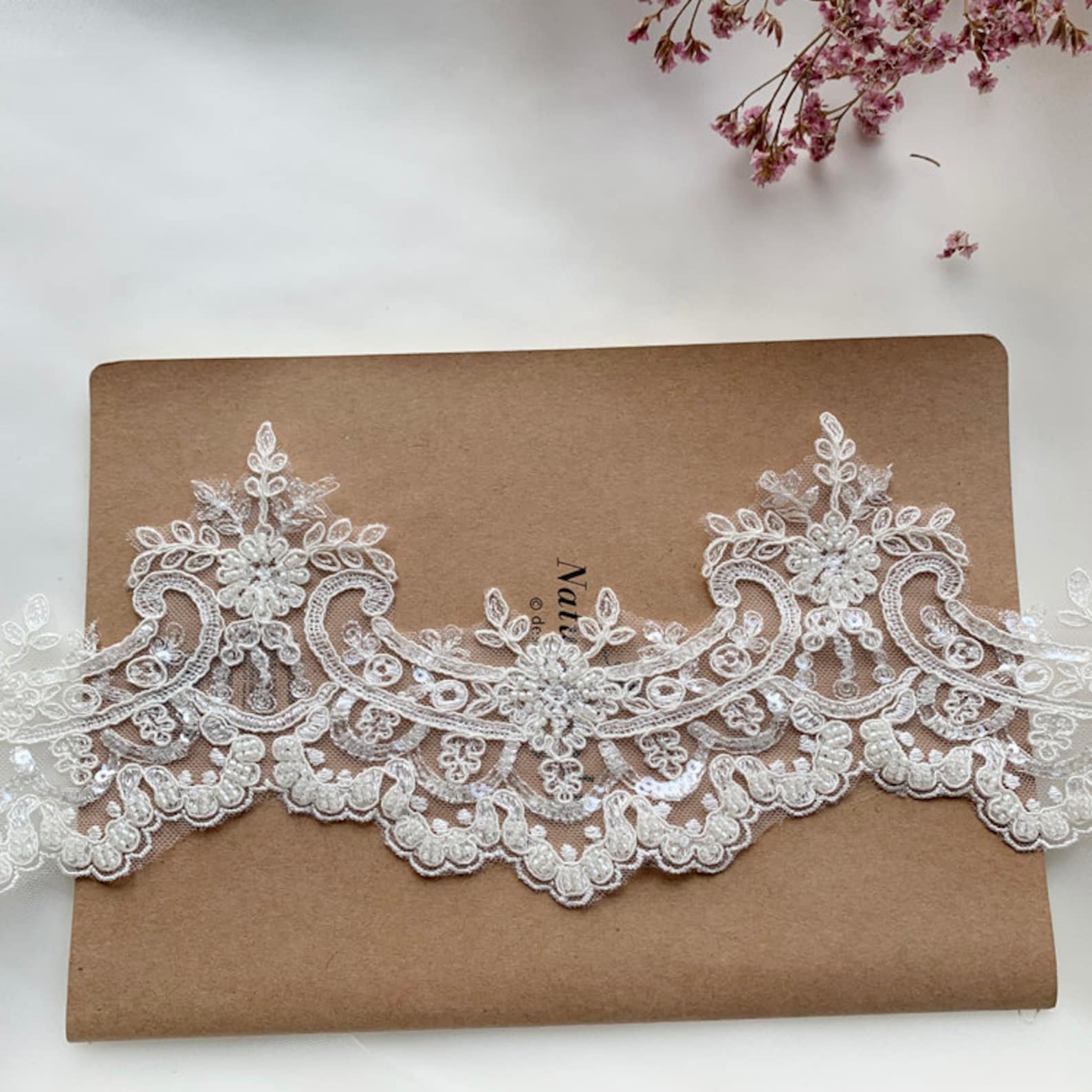 French Lace Trim by the Yard for Bridal - Etsy