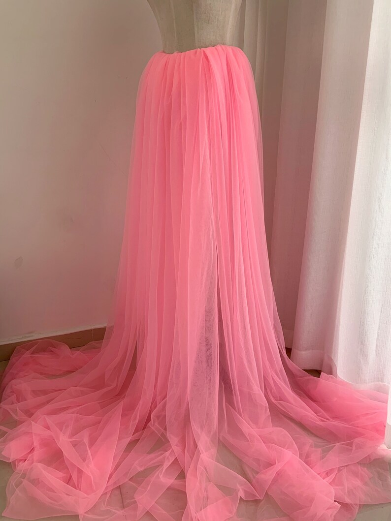 Fluorescent Pink Tulle Fabric Pink Mesh Fabric for Prop - Etsy