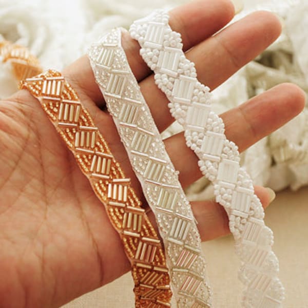 Bugle Bead Trim - Etsy