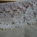 Ecru Cotton Lace Trim , Crochet Cotton Lace, Retro Scalloped Trim Lace ...