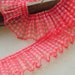 5 Yards Blue Ruffled Trim With Checks, Fill Trim With Checks - Etsy