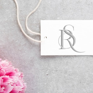 Custom Interlocking RS SR Wedding Monogram Digital Download - Etsy