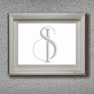 Custom Interlocking IS SI Wedding Monogram Printable Digital Download ...