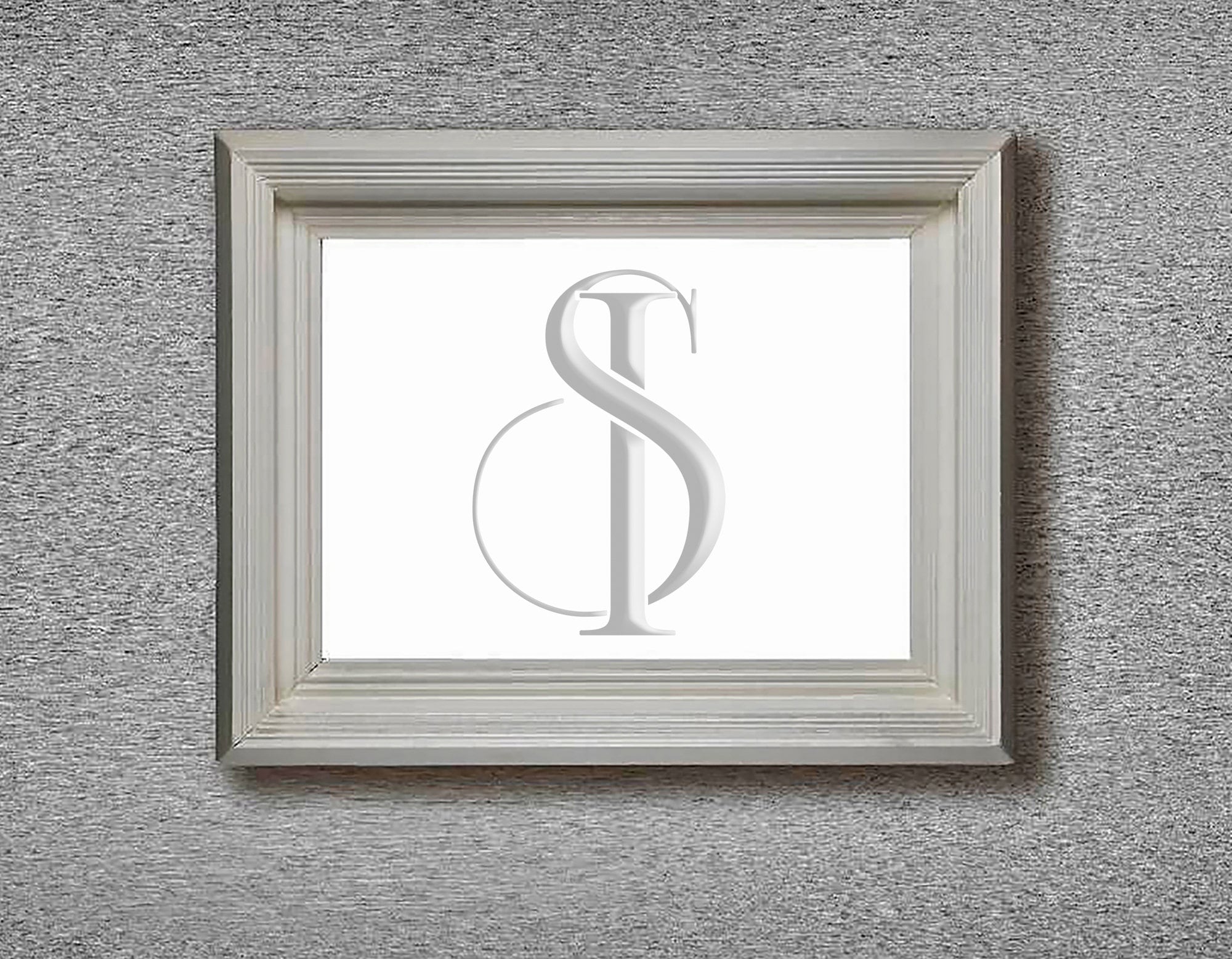 Custom Interlocking IS SI Wedding Monogram Printable Digital - Etsy