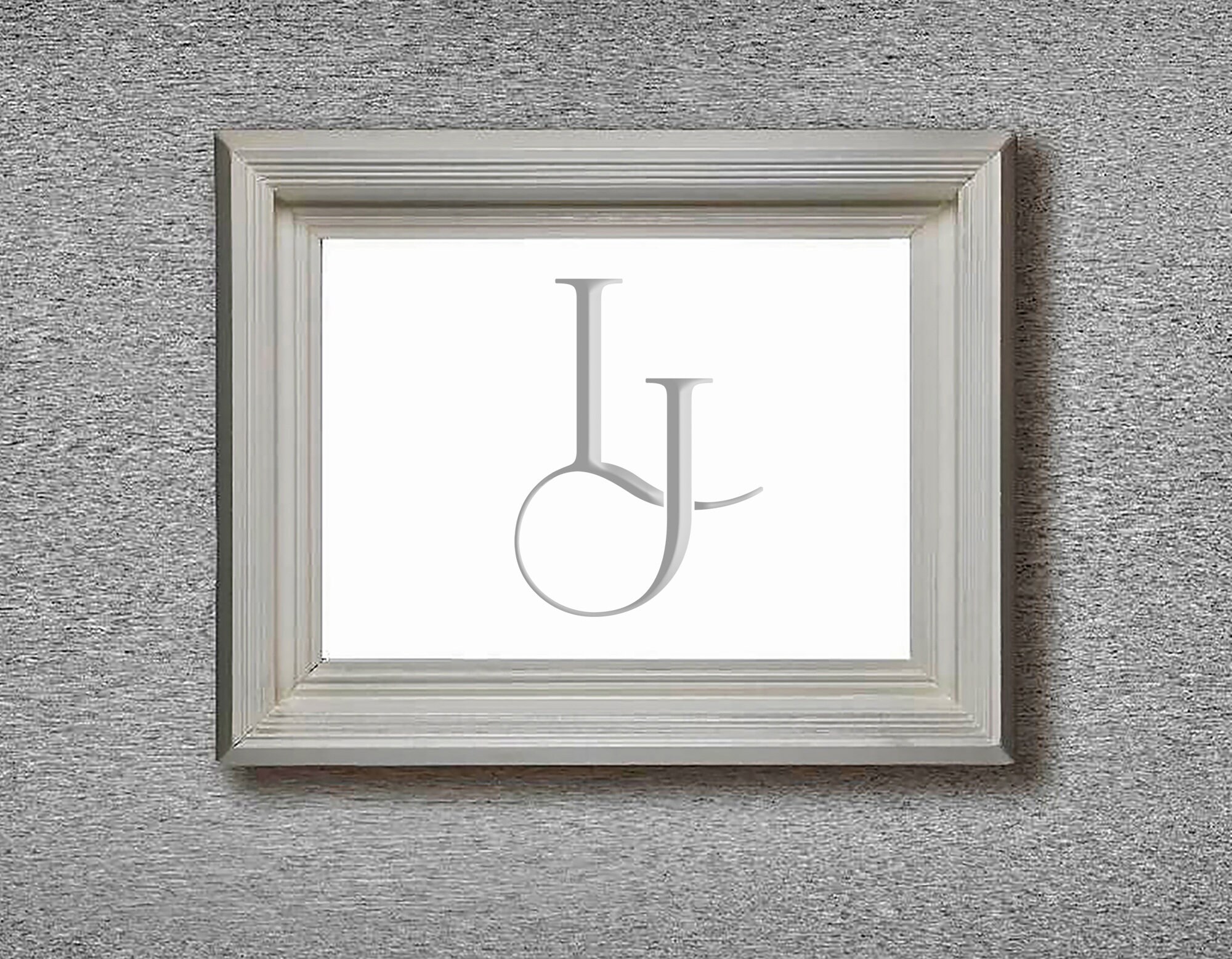Custom LJ JL Interlocking Wedding Monogram Logo Printable Digital ...