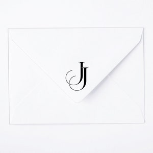 Custom Interlocking JJ Wedding Monogram Logo Printable Digital Download ...