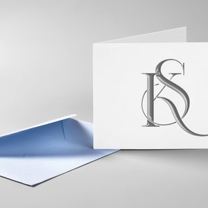 Custom Interlocking KS SK Wedding Monogram Digital Download - Etsy