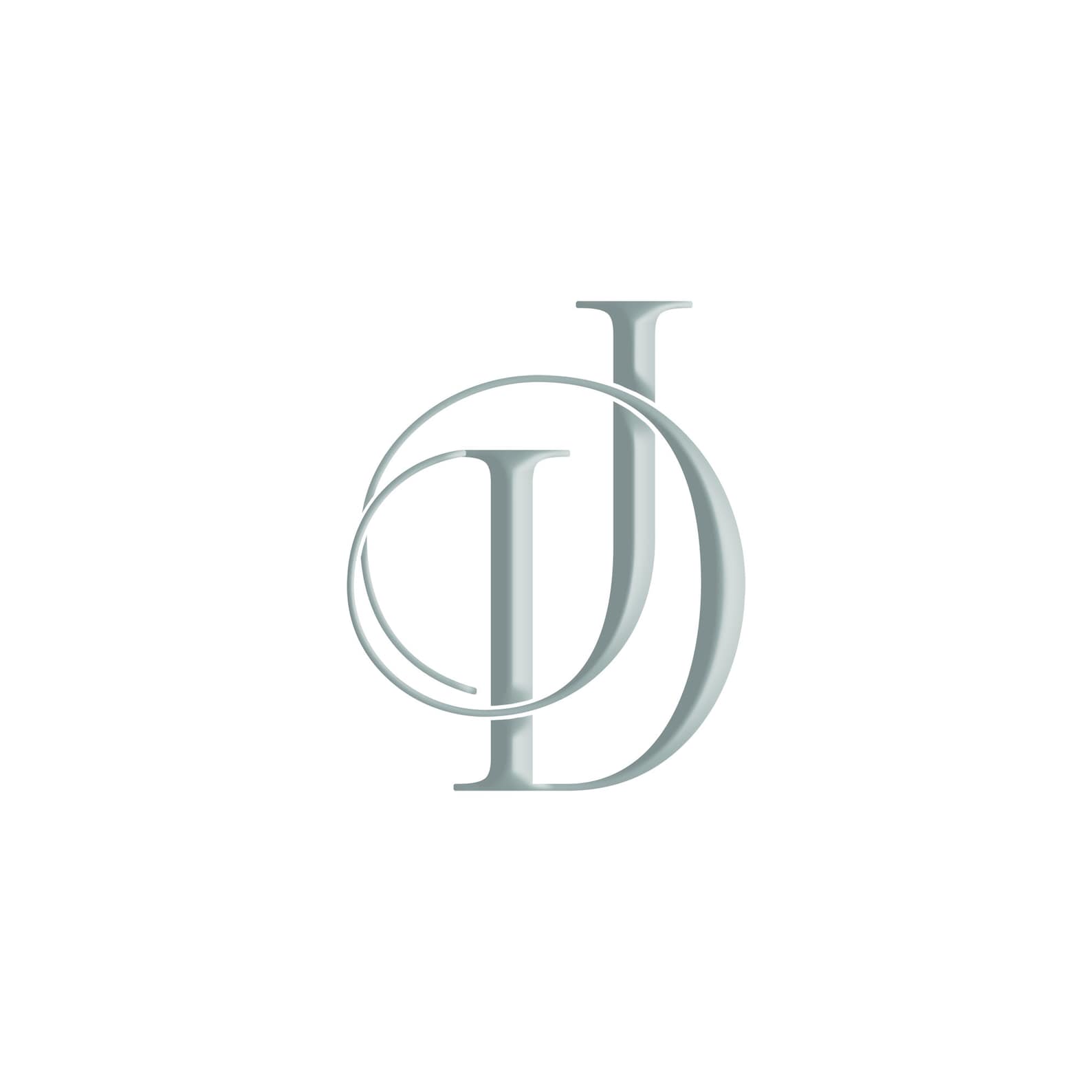 Custom Interlocking DJ JD Wedding Monogram Printable Digital Download ...