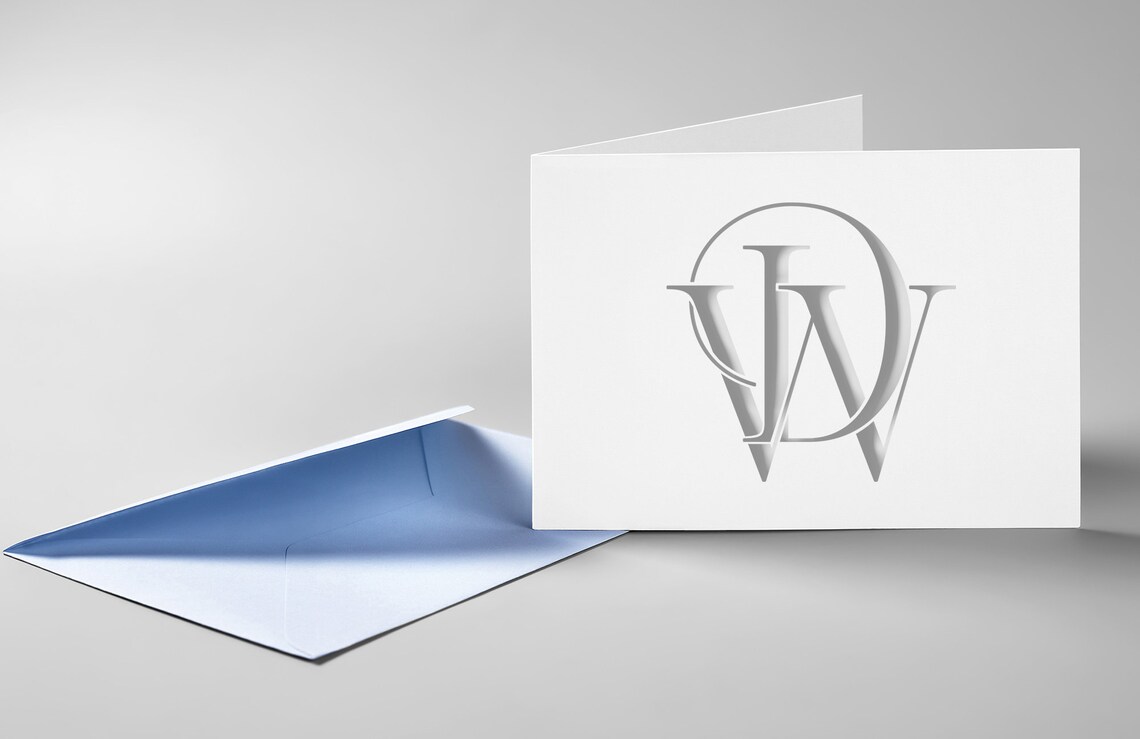 Custom Interlocking DW WD Wedding Monogram Logo Printable Digital ...