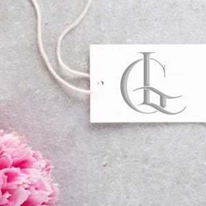 Custom Interlocking GL LG Wedding Monogram Logo Printable Digital ...