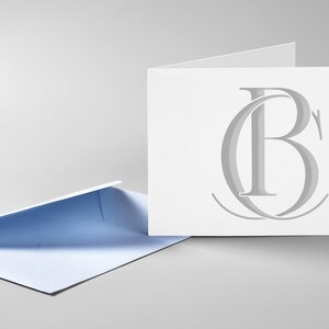 Custom Interlocking CB BC Wedding Monogram Printable Digital Download ...