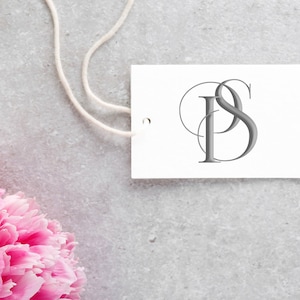 Custom PS SP Interlocking Wedding Monogram Logo Printable Digital ...