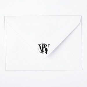 Custom Interlocking BW WB Wedding Monogram Digital Download - Etsy