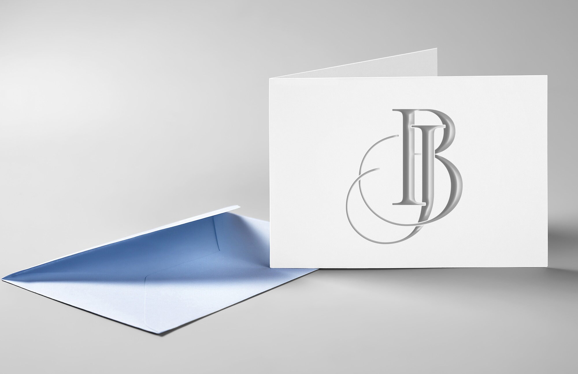 Custom Interlocking BJ JB Wedding Monogram Printable Digital Download ...