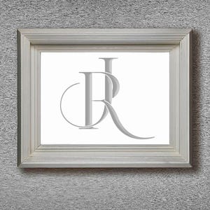 Custom Interlocking RJ JR Wedding Monogram Printable Digital Download ...