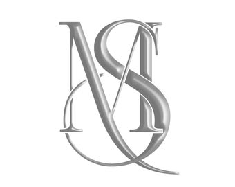 Custom Interlocking RS SR Wedding Monogram Digital Download | Etsy