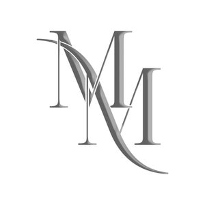 Custom MM Interlocking Wedding Monogram Logo Printable Digital Download ...