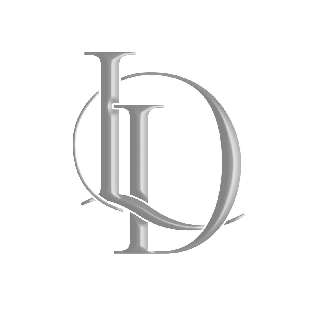 Custom Interlocking DL LD Wedding Monogram Logo Printable Digital ...