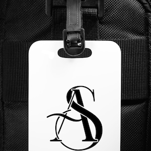 Custom Interlocking AS SA Wedding Monogram Logo Printable Digital ...