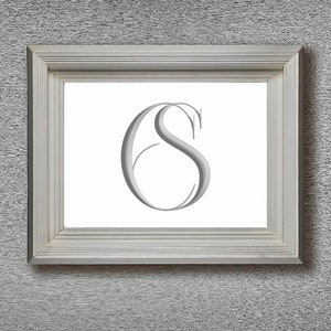 Custom Interlocking CS SC Wedding Monogram Logo Printable Digital ...