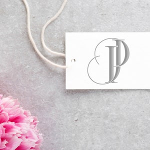 Custom JP PJ Wedding Monogram Logo Printable Digital Download - Etsy