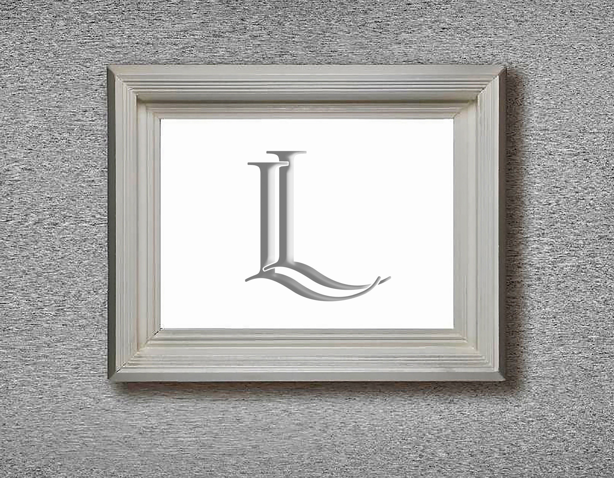 Custom Interlocking LL Wedding Monogram Logo Printable Digital Download ...
