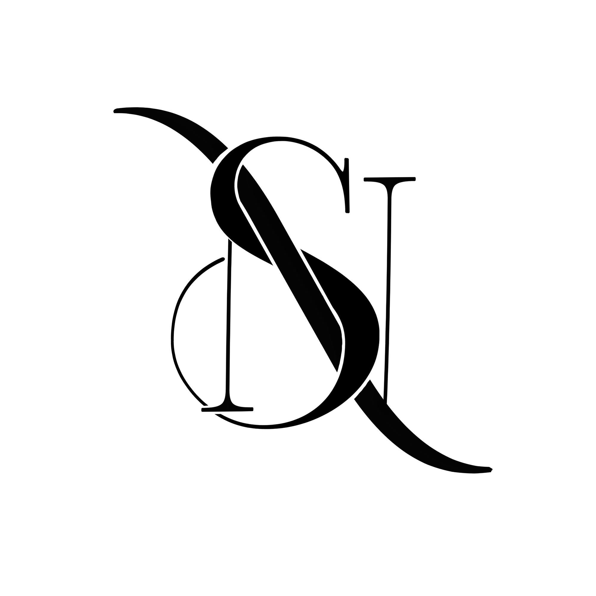 Custom Interlocking NS SN Wedding Monogram Logo Digital Download - Etsy