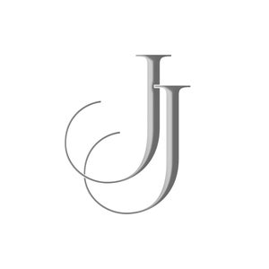 Custom Interlocking JJ Wedding Monogram Logo Printable Digital Download ...
