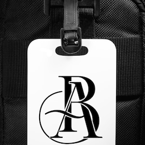 Custom Interlocking AB BA Wedding Monogram Logo Printable Digital ...