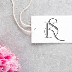 Custom Interlocking KS SK Wedding Monogram Digital Download - Etsy