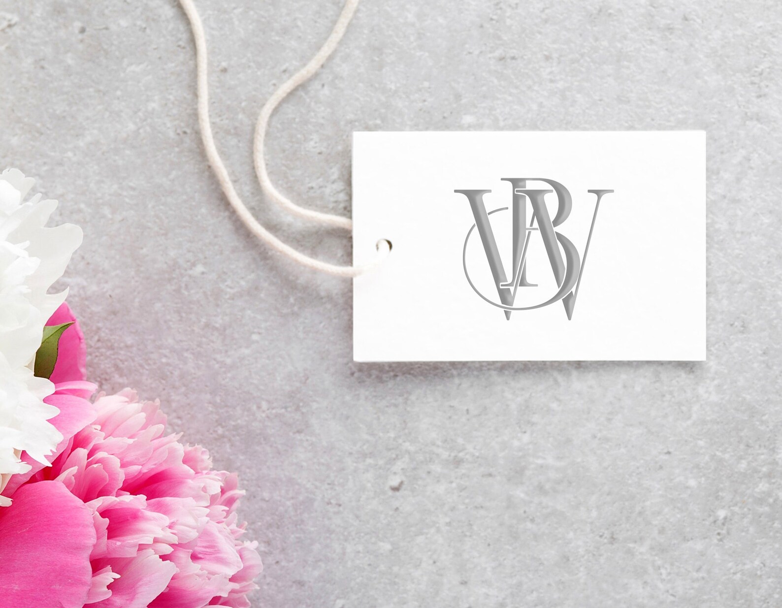 Custom Interlocking BW WB Wedding Monogram Digital Download - Etsy