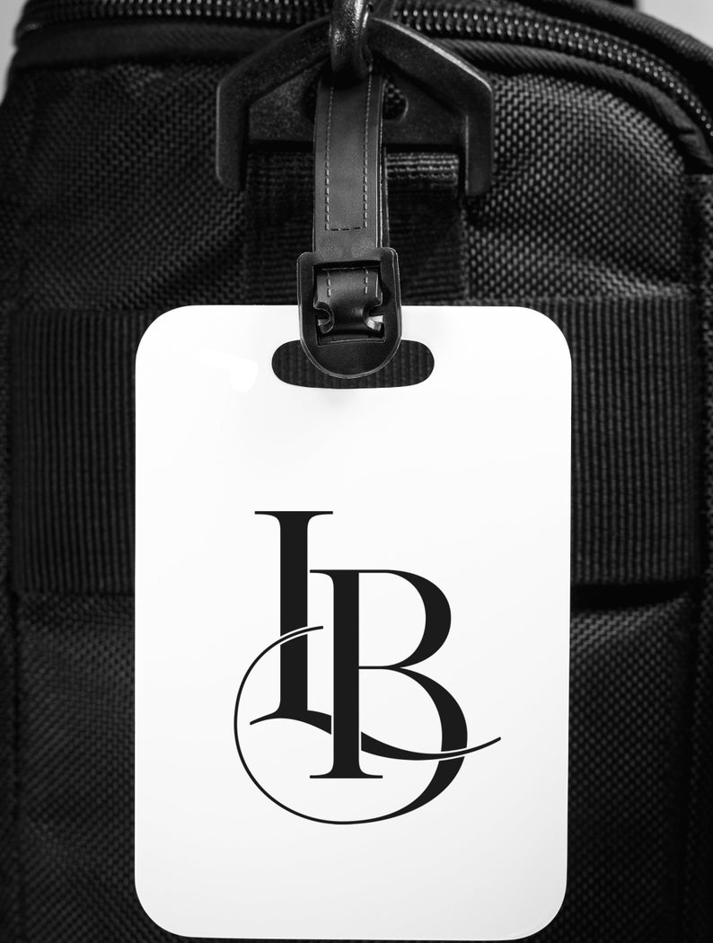 Custom Interlocking BL LB Wedding Monogram Logo Printable Digital ...