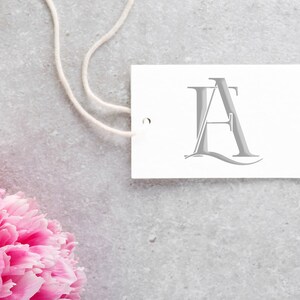 Custom Interlocking AE EA Wedding Monogram Logo Printable Digital ...