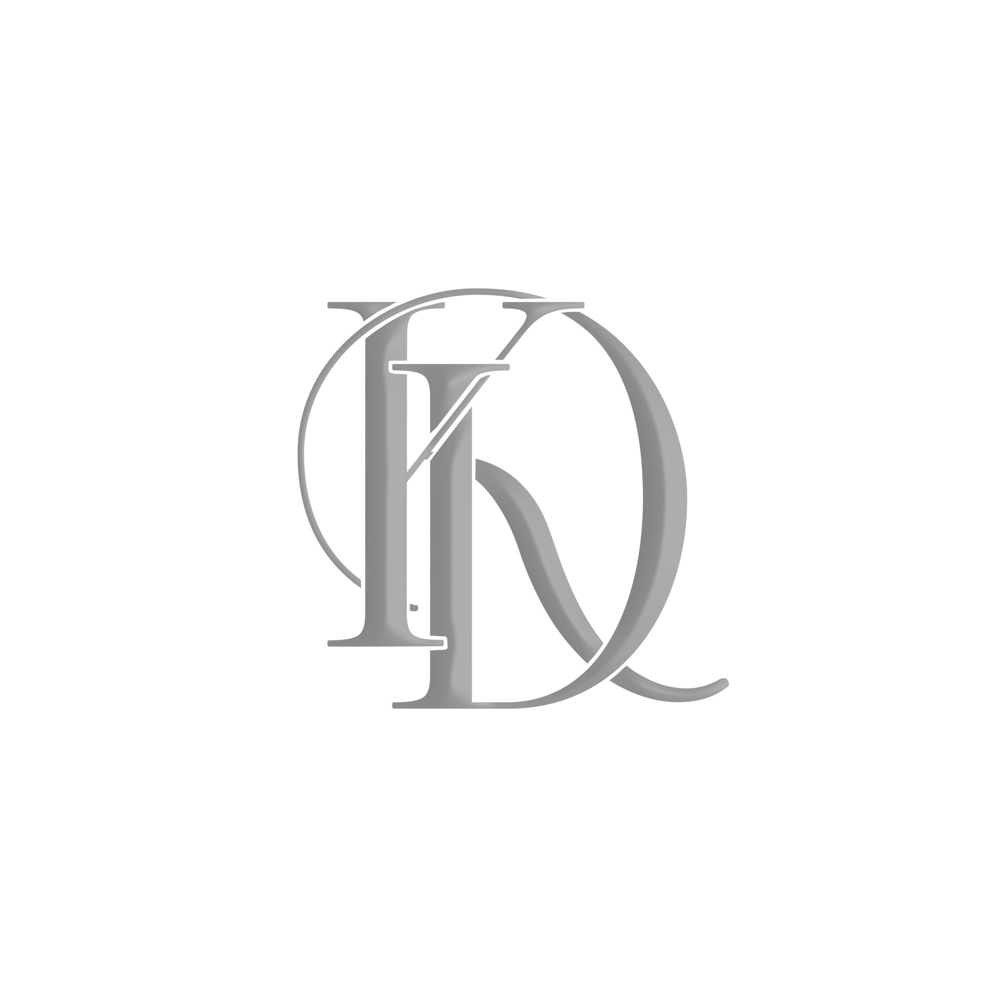 Custom Interlocking DK KD Wedding Monogram Logo Printable Digital ...