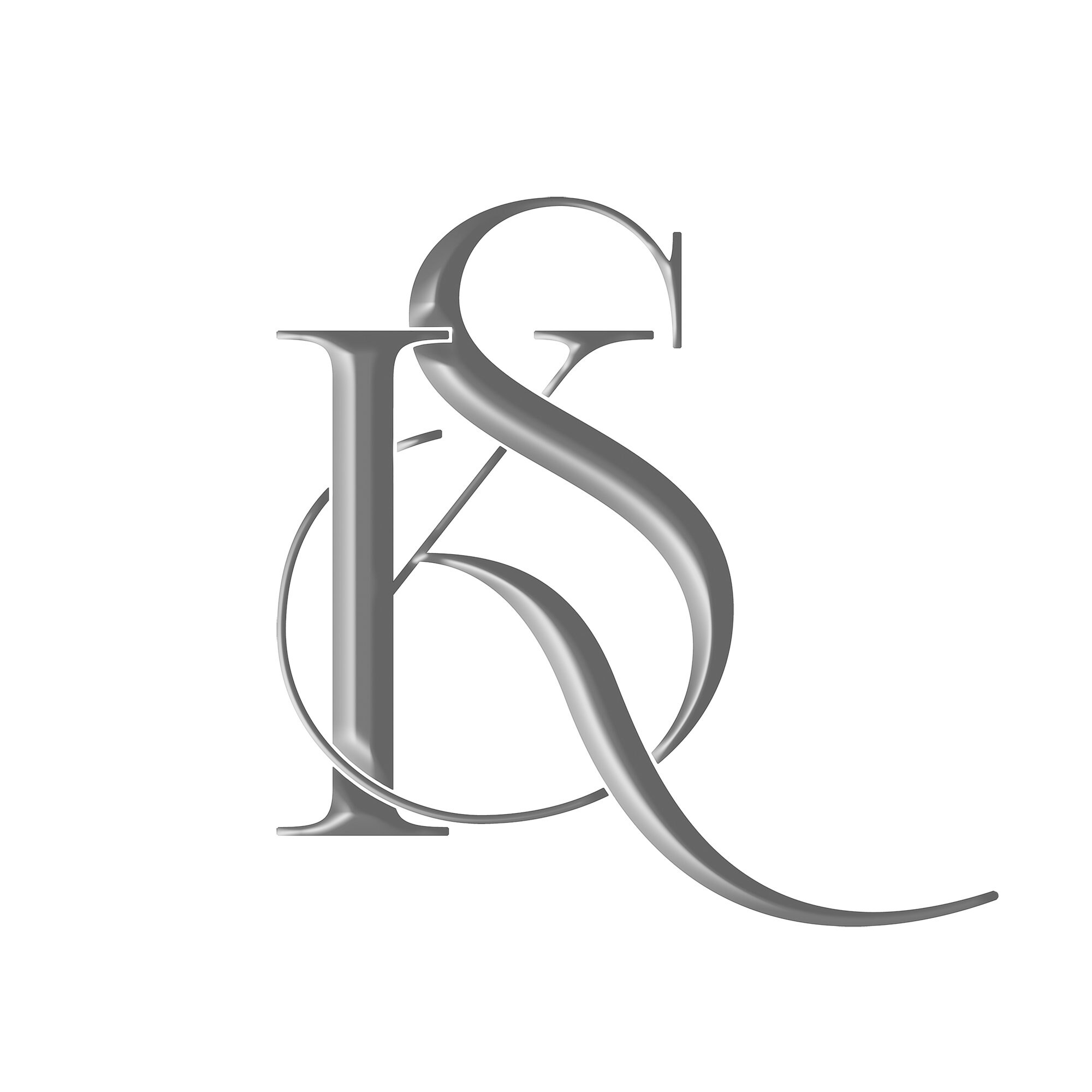 Custom Interlocking KS SK Wedding Monogram Digital Download - Etsy