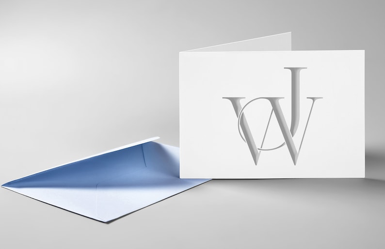 Custom Interlocking JW WJ Wedding Monogram Logo Printable Digital ...