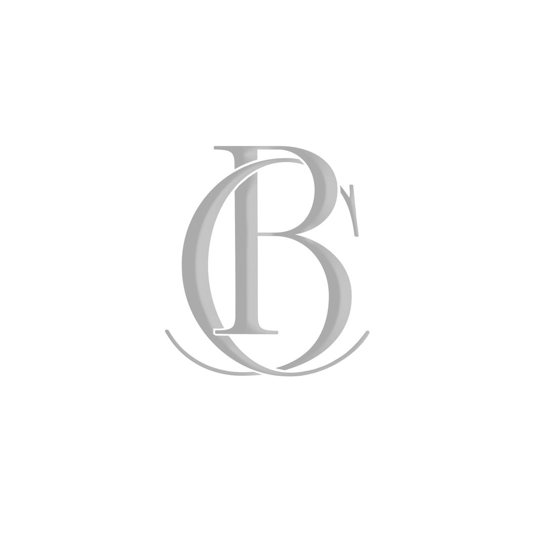 Custom Interlocking CB BC Wedding Monogram Printable Digital Download ...